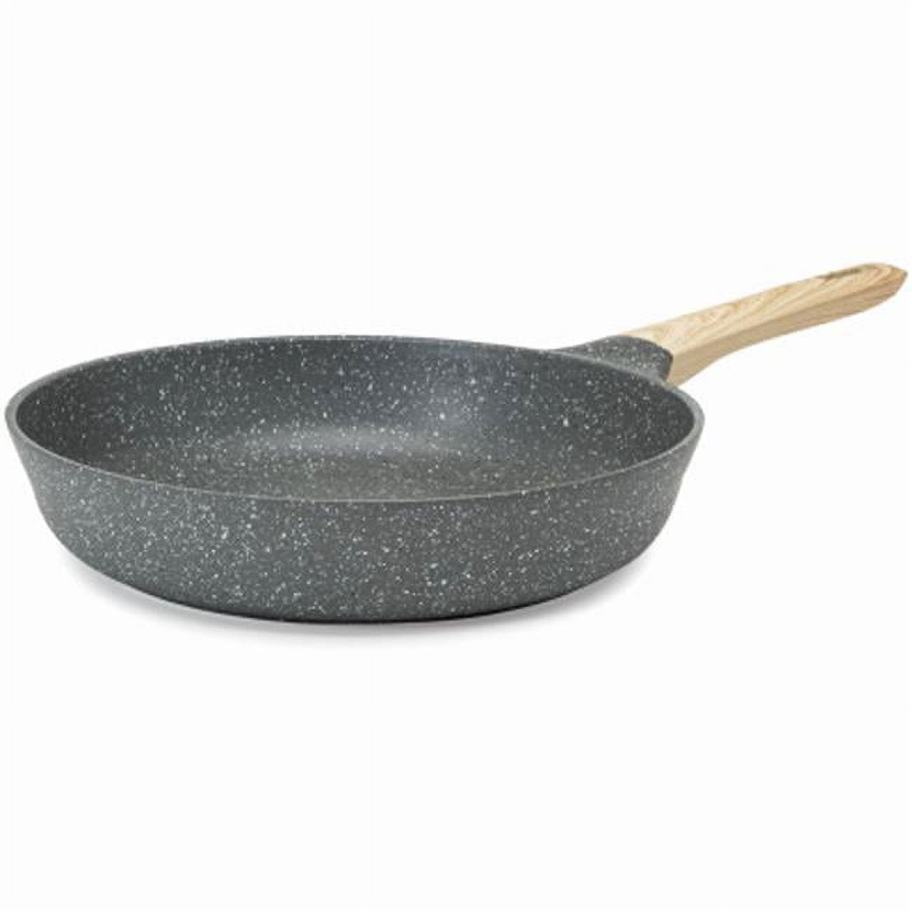 Epoca International 111419 8 in. Aluminum Non-Stick Fry Pan, Gray ...