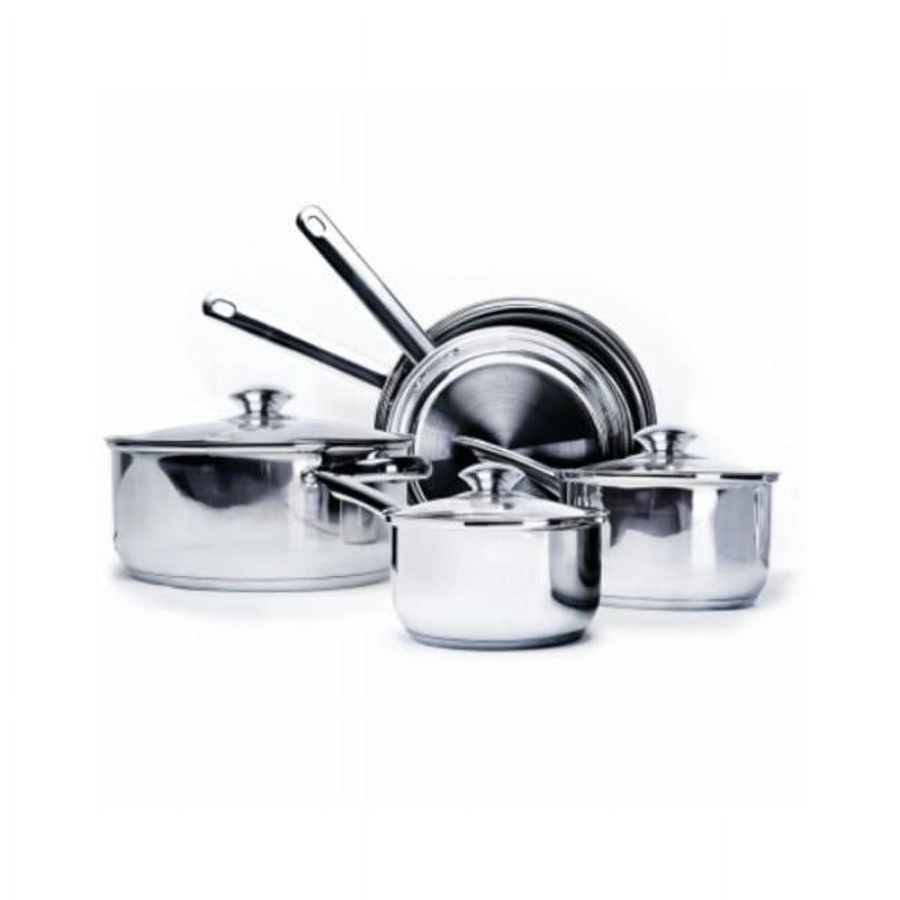 Epoca International 111422 Stainless Steel Cookware Set, Silver - 8 ...
