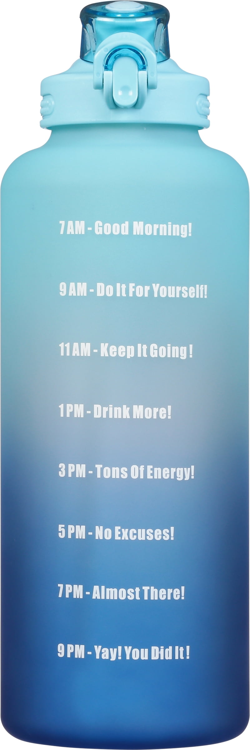 Epoca Primula 64 Oz. Blue Ombre Plastic Water Tracking Bottle PHKH ...