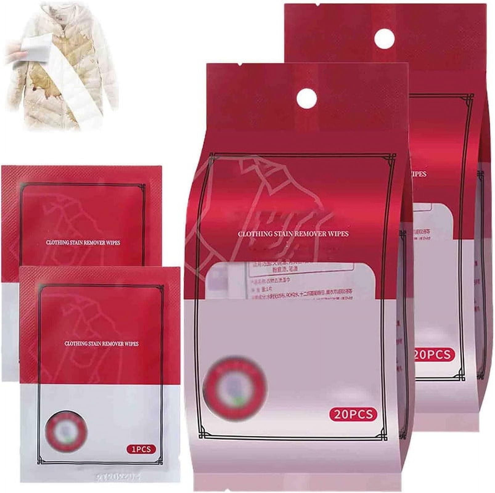 Epocak Stain Removal Wet Wipes, Clothes Stain Removal Wipes, Clothing ...