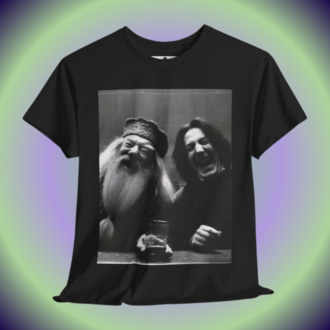 Epoch Essence Brews & Banter Tshirt, Dumbledore and Snape Funny Shirt ...