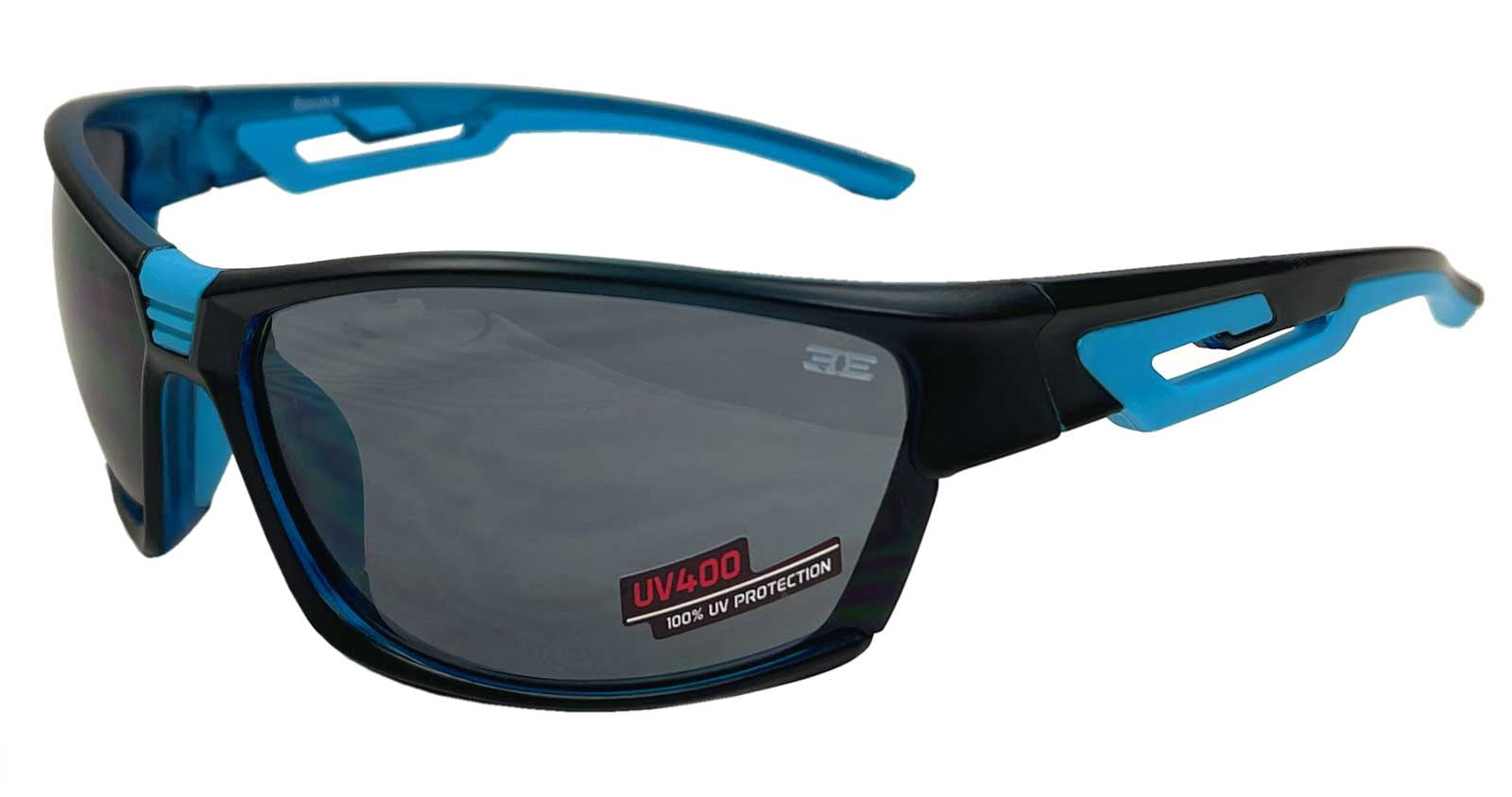 Epoch Eyewear Epoch 9 Sport Sunglasses Blue Polycarbonate Frame & Smoke ...