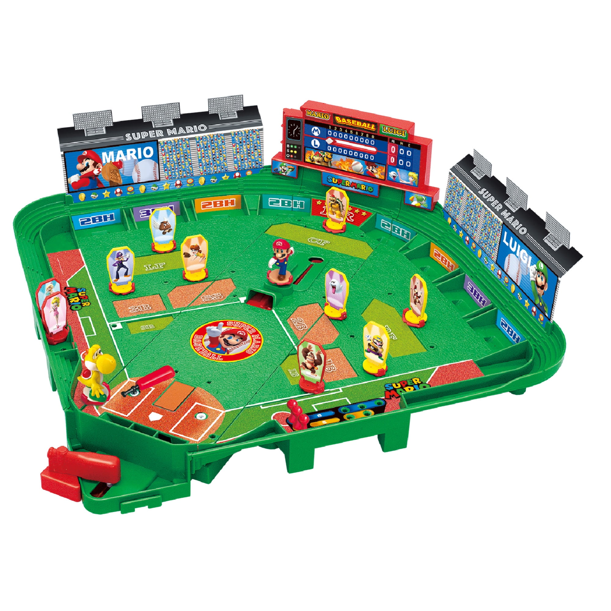 Epoch Games Super Mario Stadium Baseball Game, Tabletop Skill and ...
