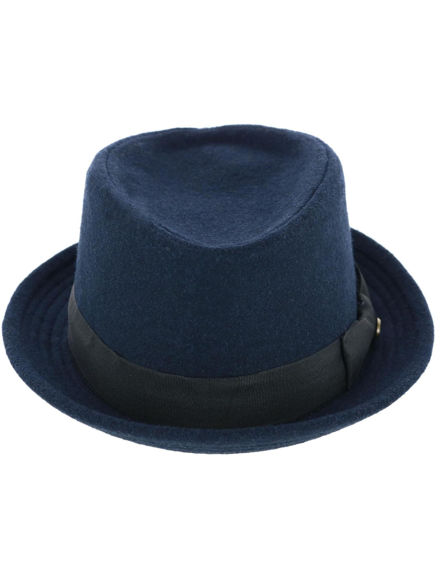 Epoch Hats Company Diamond Shape Wool Fedora with Grosgrain Hatband ...