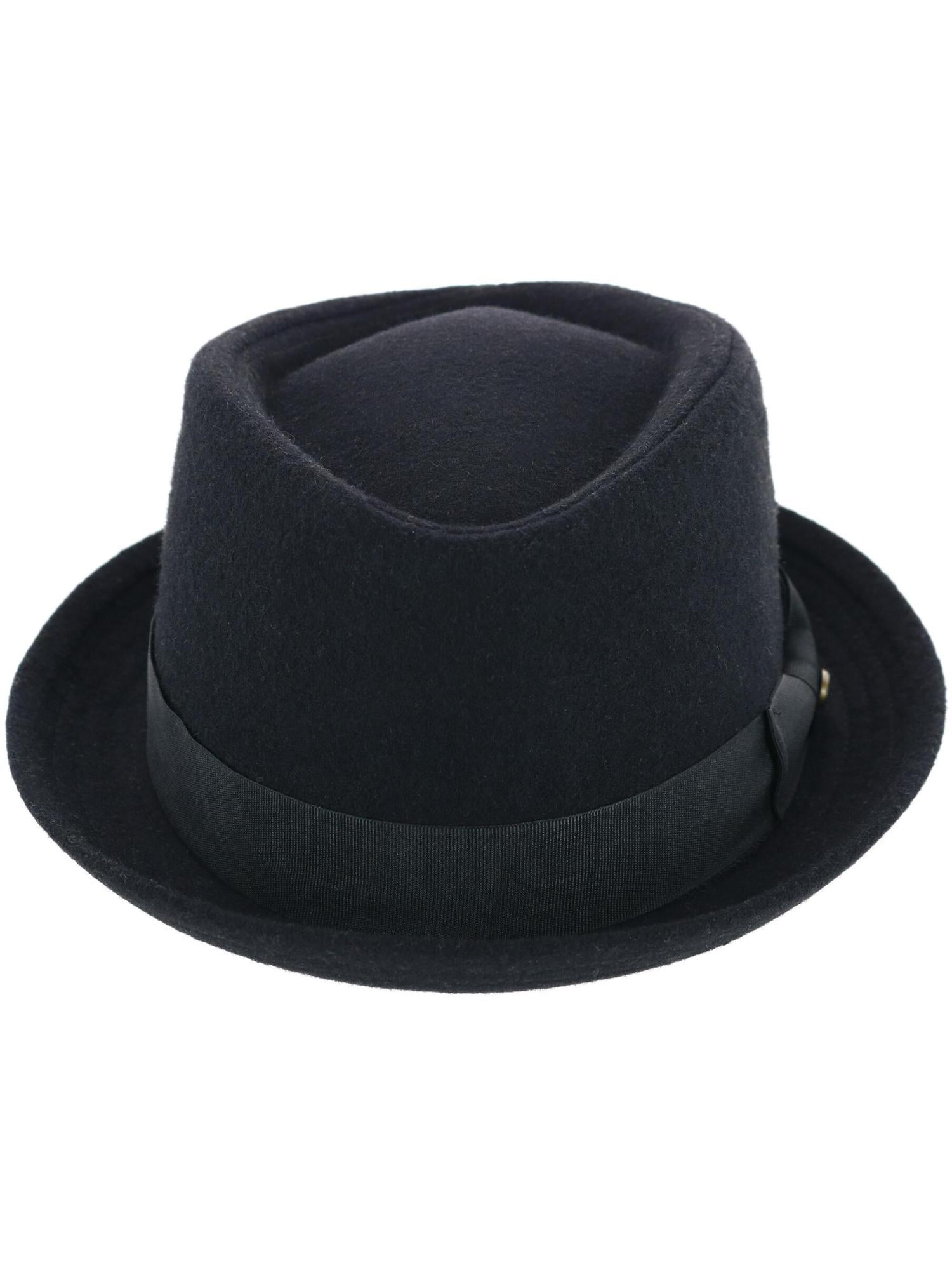 Epoch Hats Company Diamond Shape Wool Fedora with Grosgrain Hatband ...
