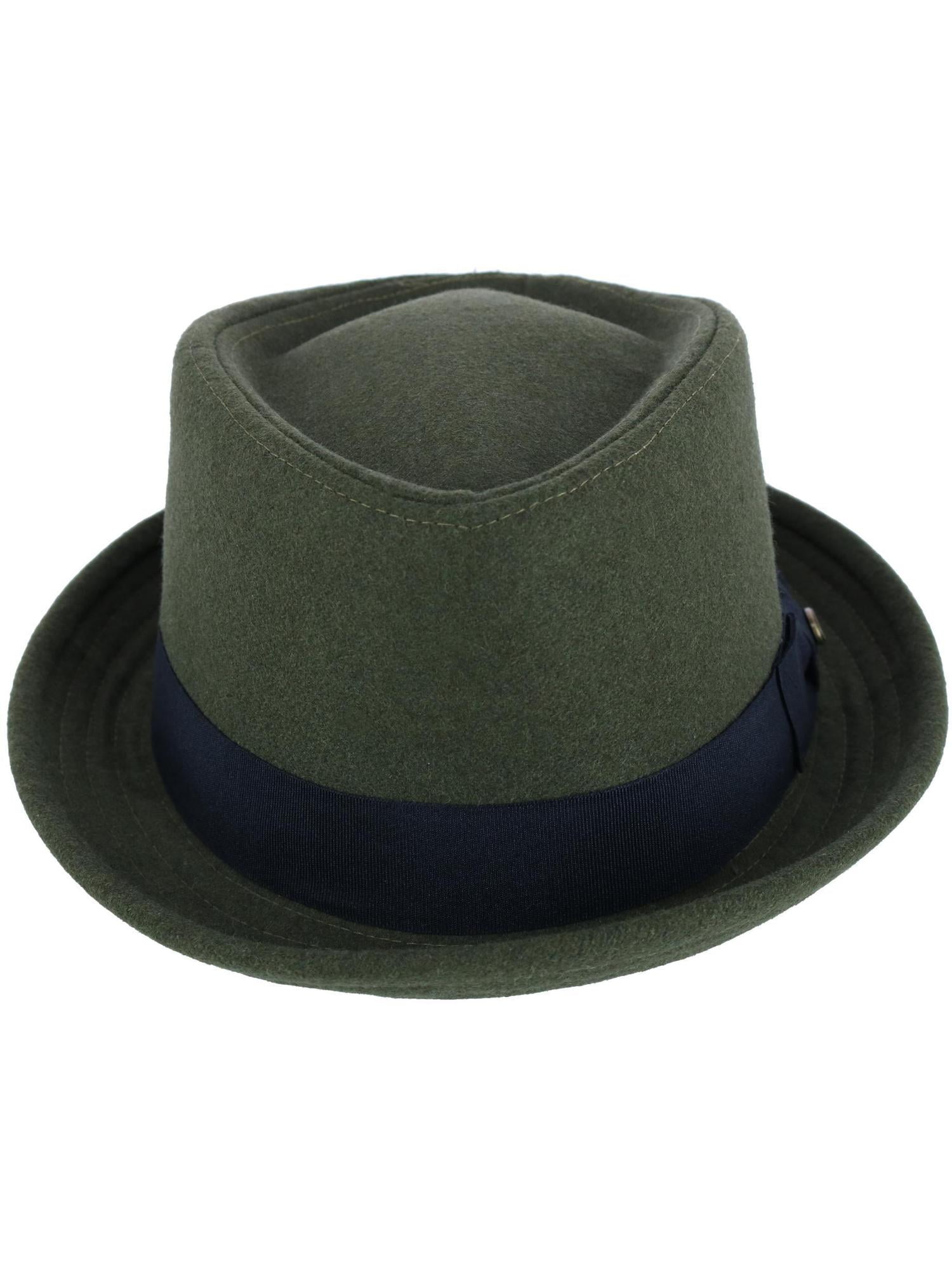 Epoch Hats Company Diamond Shape Wool Fedora with Grosgrain Hatband ...