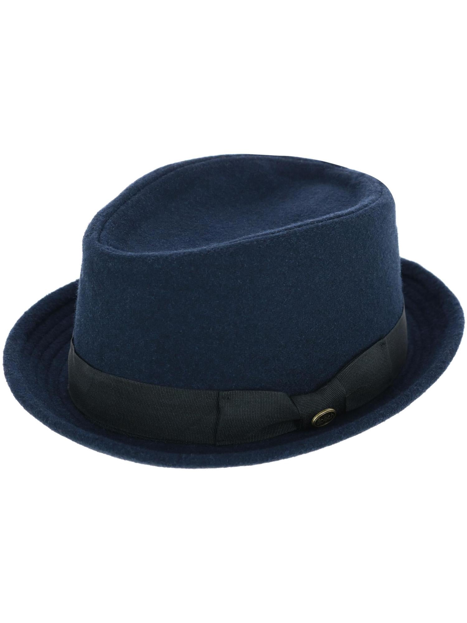 Epoch Hats Company Diamond Shape Wool Fedora with Grosgrain Hatband ...