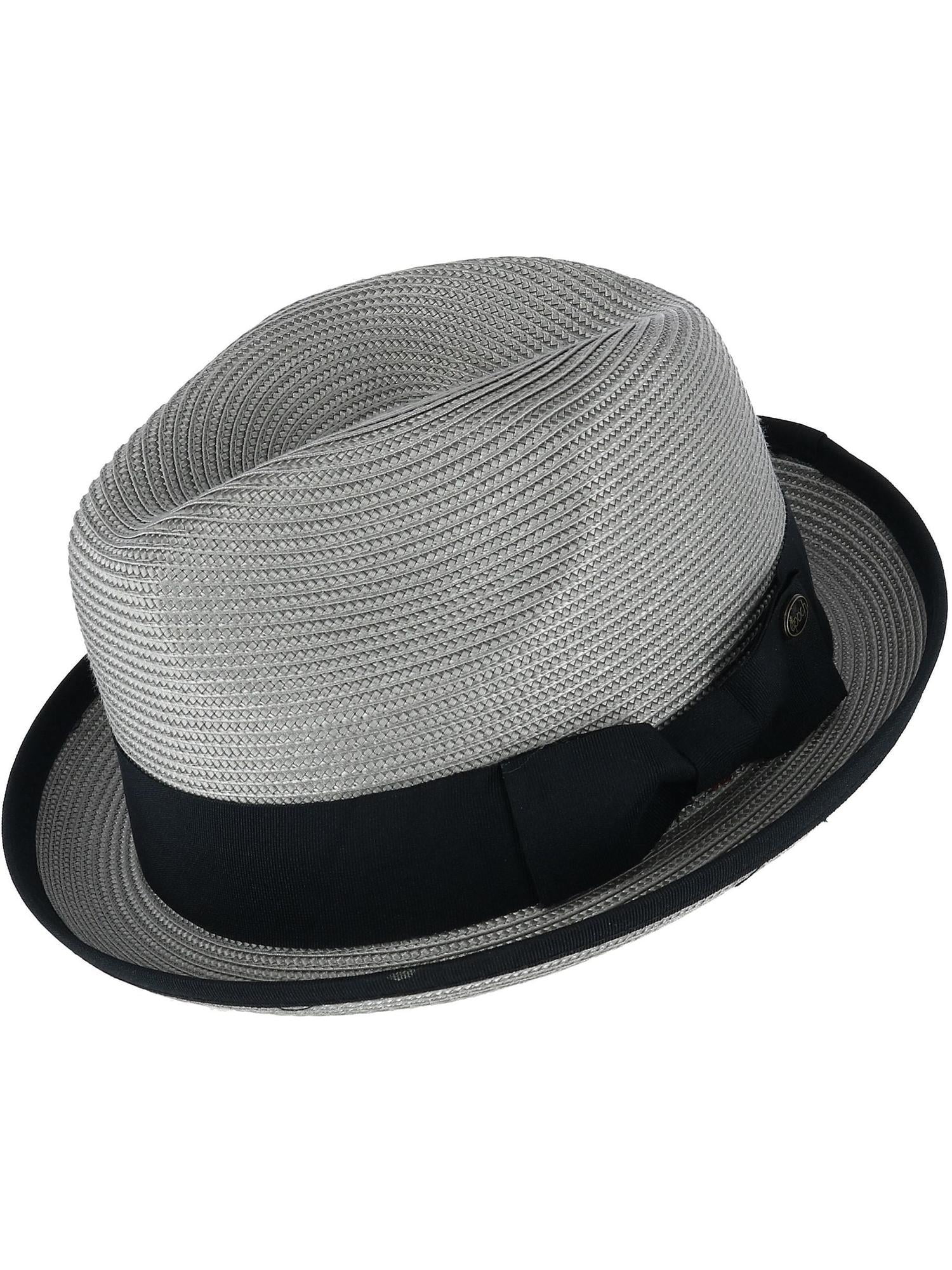 Epoch Hats Company Fedora with Contrast Band and Trim (Men) - Walmart.com