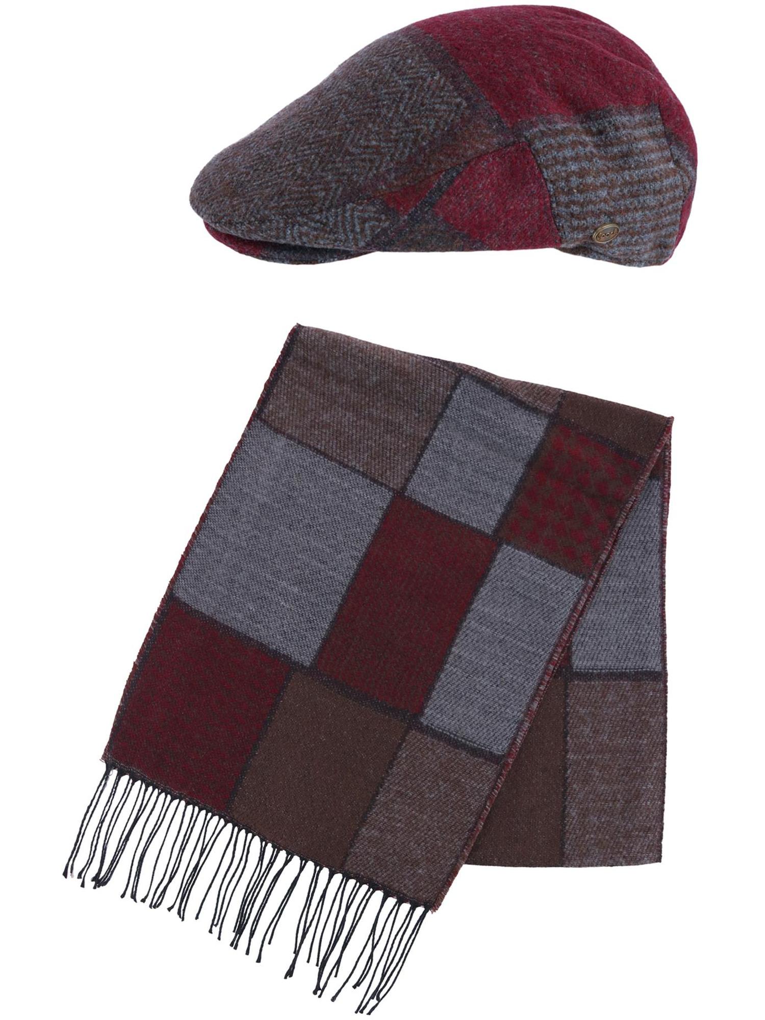 Epoch Hats Company Winter Patch Ivy Cap with Scarf 2-Piece Set (Men ...