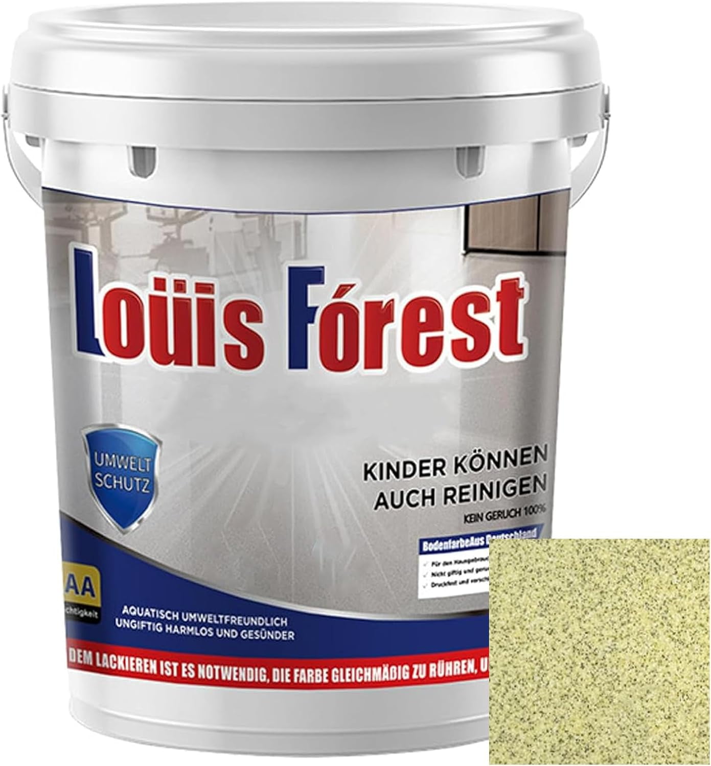 Epoxy Colored Sand Floor Paint, Louis Forest Epoxy Floor Paint, Epoxy ...