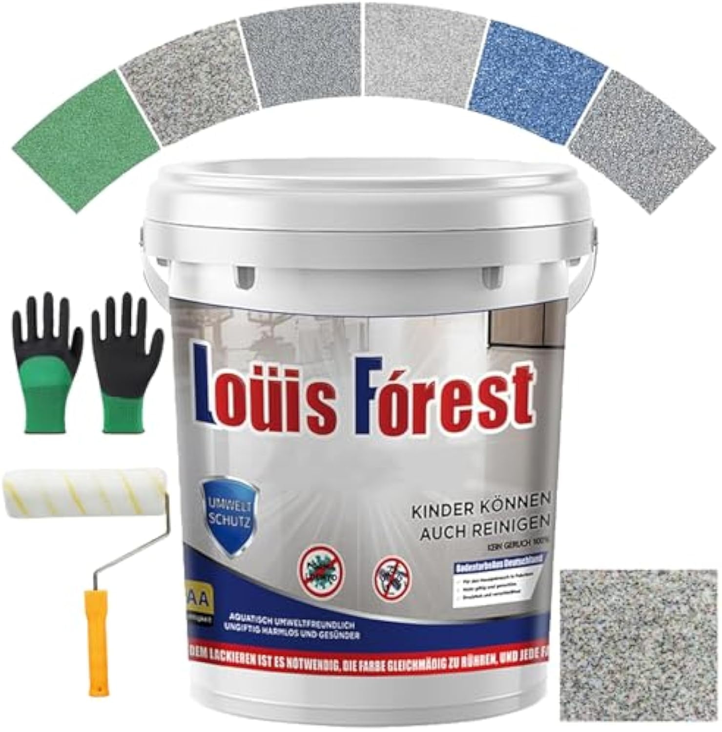 Epoxy Colored Sand Floor Paint, Louis Forest Epoxy Floor Paint, high ...