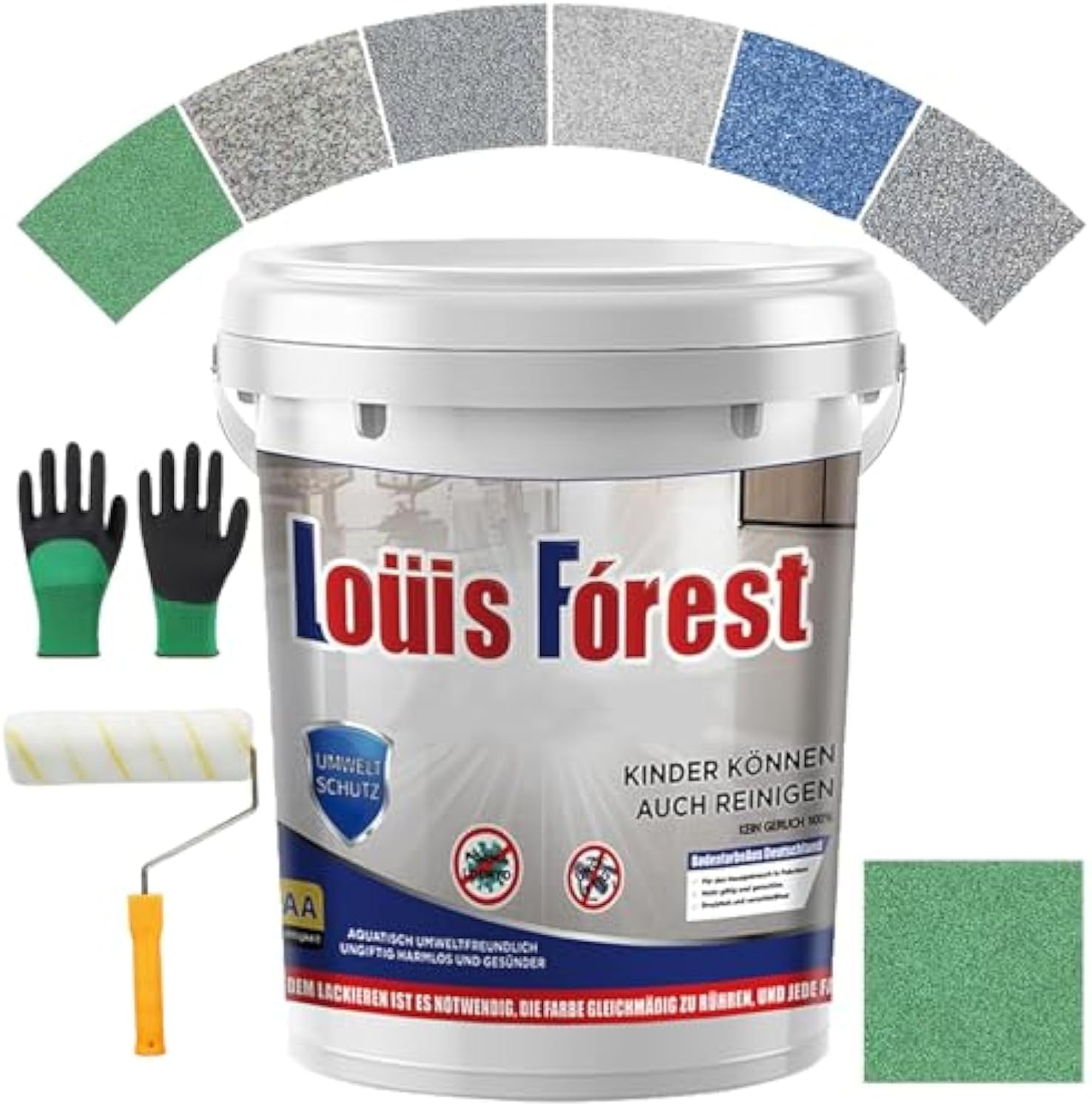 Epoxy Colored Sand Floor Paint, Louis Forest Epoxy Floor Paint, high ...