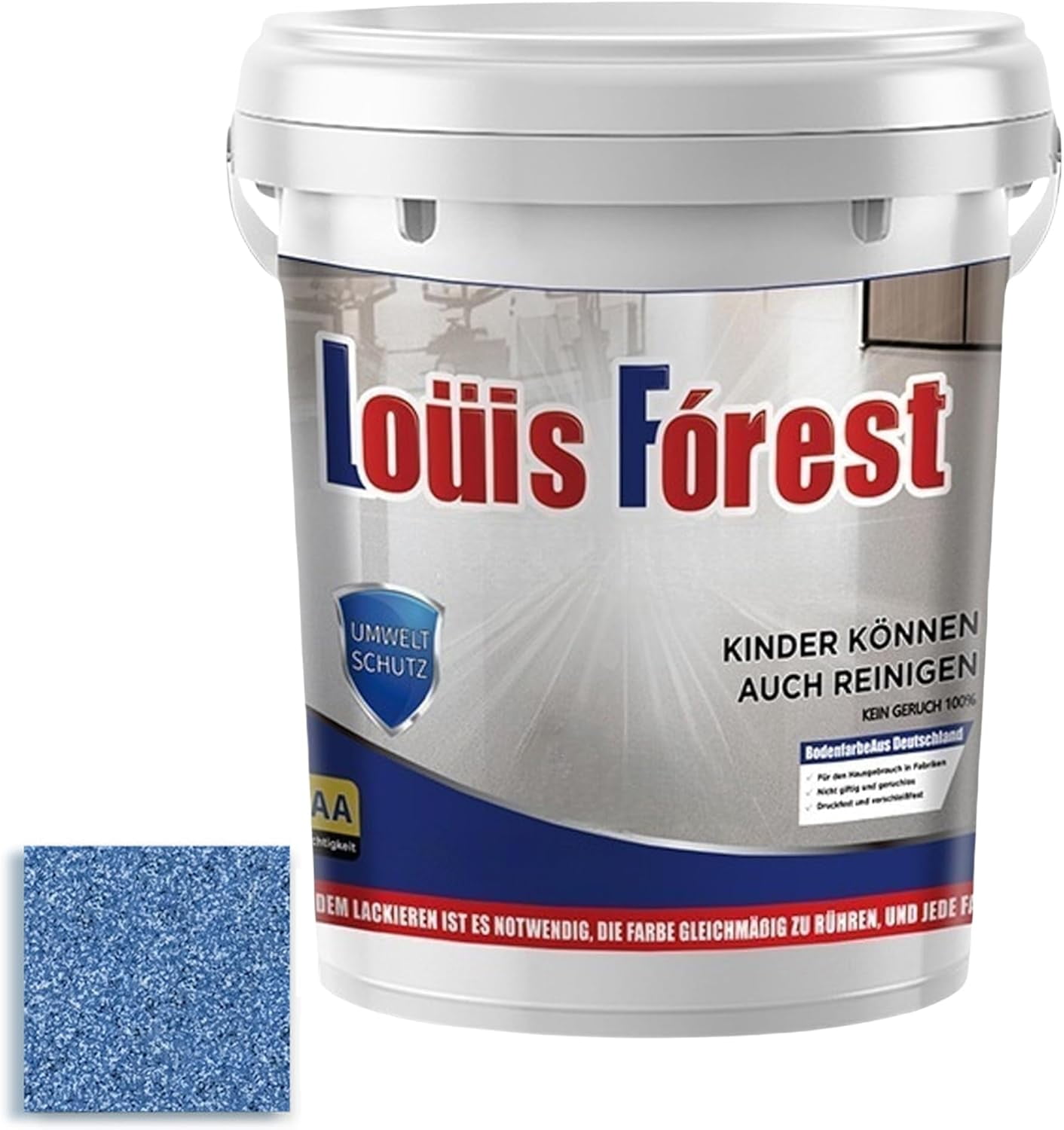 Epoxy Colored Sand Floor Paint, Louis Forest High Gloss Effect Epoxy ...