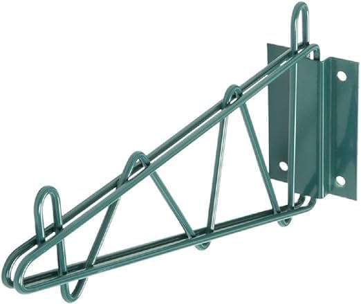 Epoxy Green Wall Mounting Bracket for Wire Shelving | Double Bracket ...