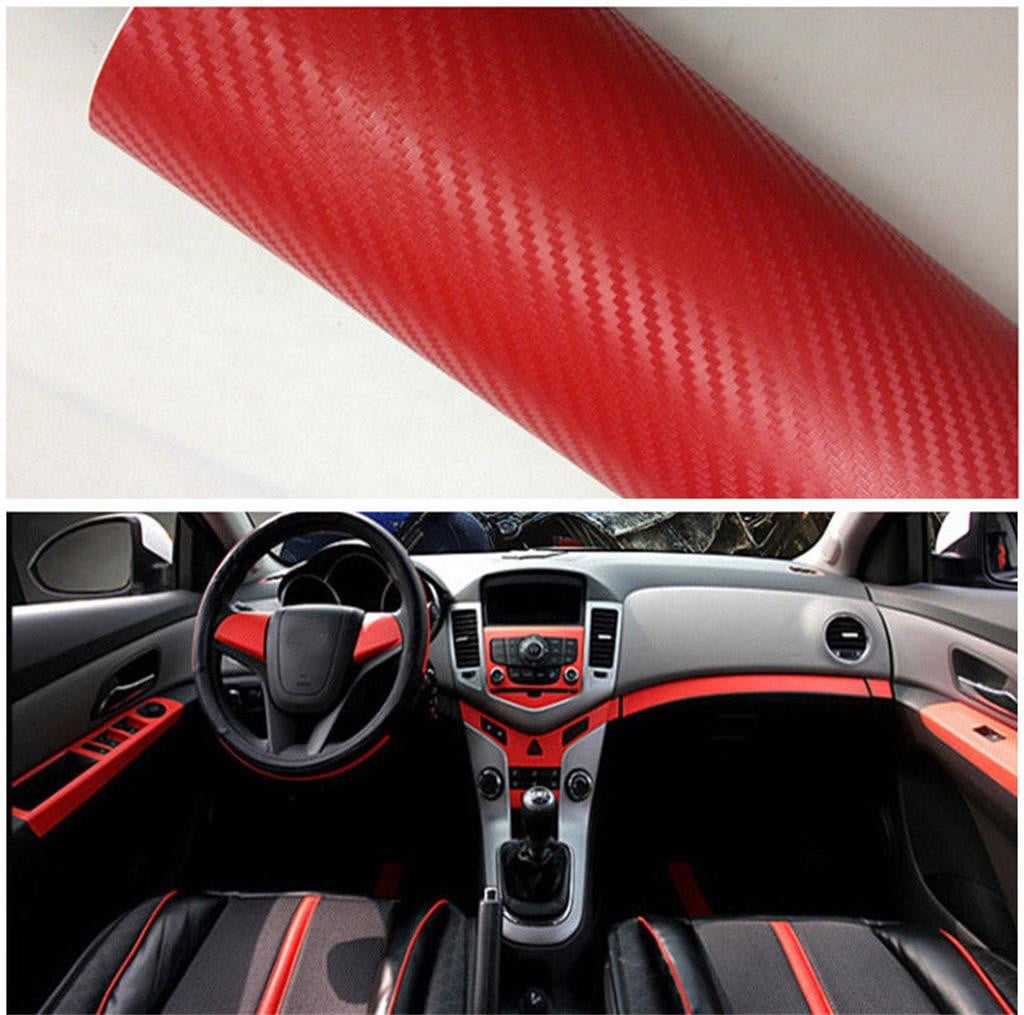 Epoxy High Gloss Red Carbon Fiber Wrap, Anti-, Air Release Automotive ...