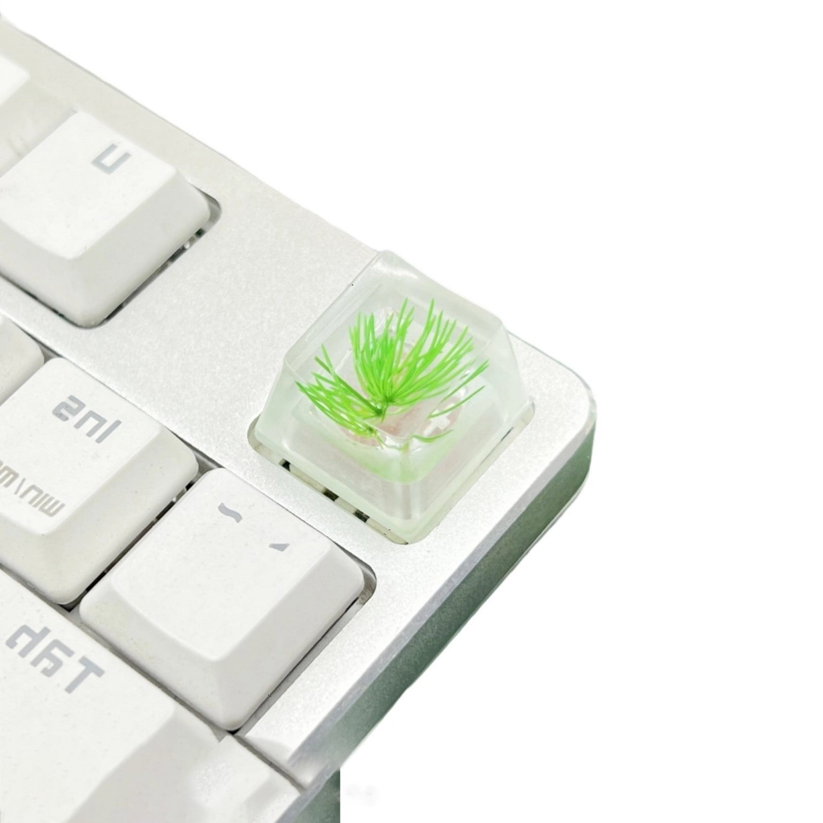 Epoxy Keycap OEM Height High Translucency Featuring Preserved Flowers ...