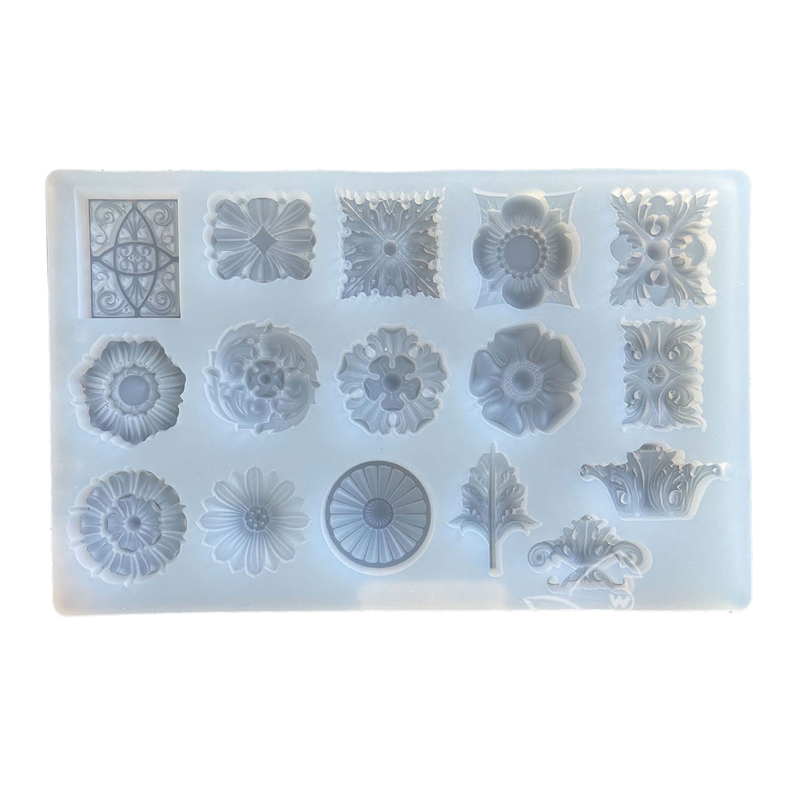 Epoxy Mold Small Flowers Decorations Casting Silicone Mould DIY Crafts ...