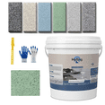 Epoxy Resin Colored Sand Floor Paint Kit for Garage, Concrete - High ...
