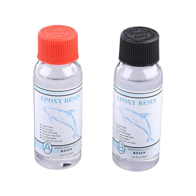 Epoxy Resin Crystal Clear 2 Part Crystal Clear Casting Resin for DIY ...