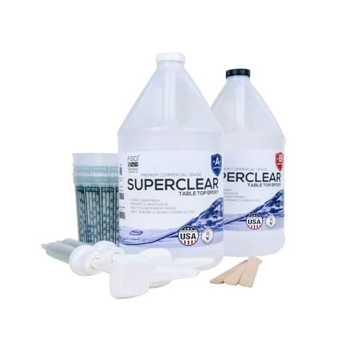 Epoxy Resin Crystal Clear Super Clear® PRO UV Resin Kit 2 Gallon | 256 ...