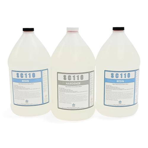 Epoxy Resin Kit with Hardener - Crystal Clear, Self-Leveling, UV ...