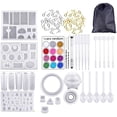 Epoxy Resin Kit, Silicone Casting Molds Tools Set for Beginners, Multi ...