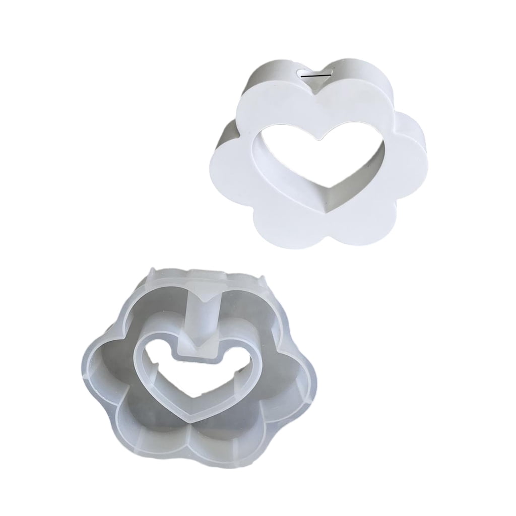 Epoxy Resin Molds Heart Shape Handmade Craft Supplies Silicone Molds ...