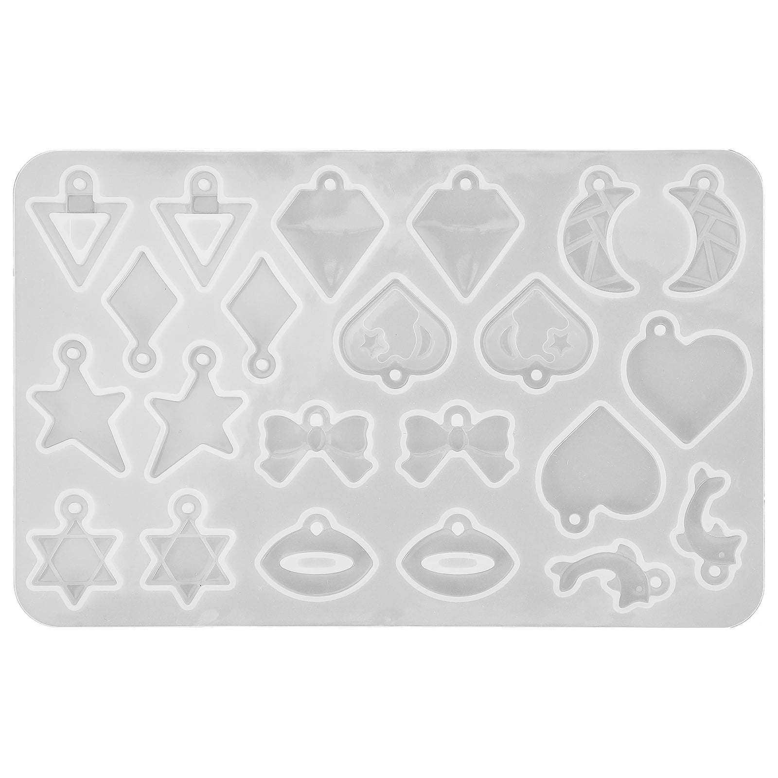 Epoxy Resin Silicone Earring And Pendant Molds Set