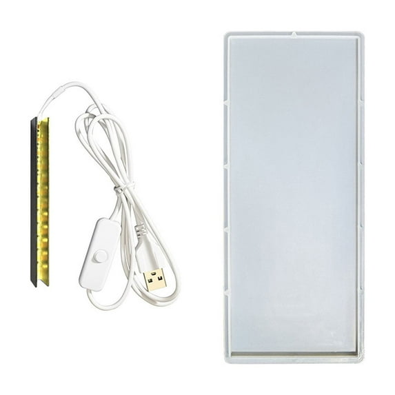 Epoxy Resin Silicone Molds for USB Night Lamp Craft Bedside Table USB ...