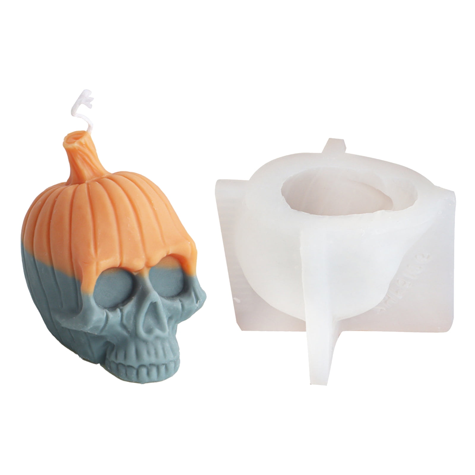 Epoxy Resin Skull Molds Reusable Silicone Skull Shaped Mold for ...
