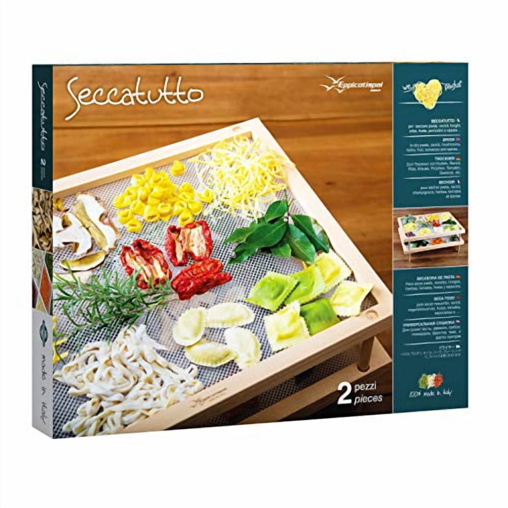 Eppicotispai Set of 2 Stackable Food Dryers to Assemble into a 2-Tier ...