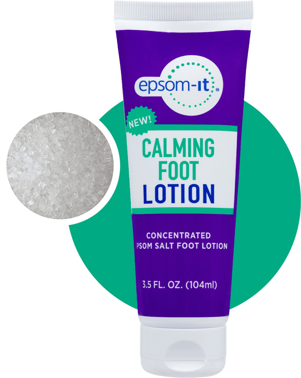 Epsom-It Calming Foot Lotion - Topical Magnesium Cream for Sore Feet ...