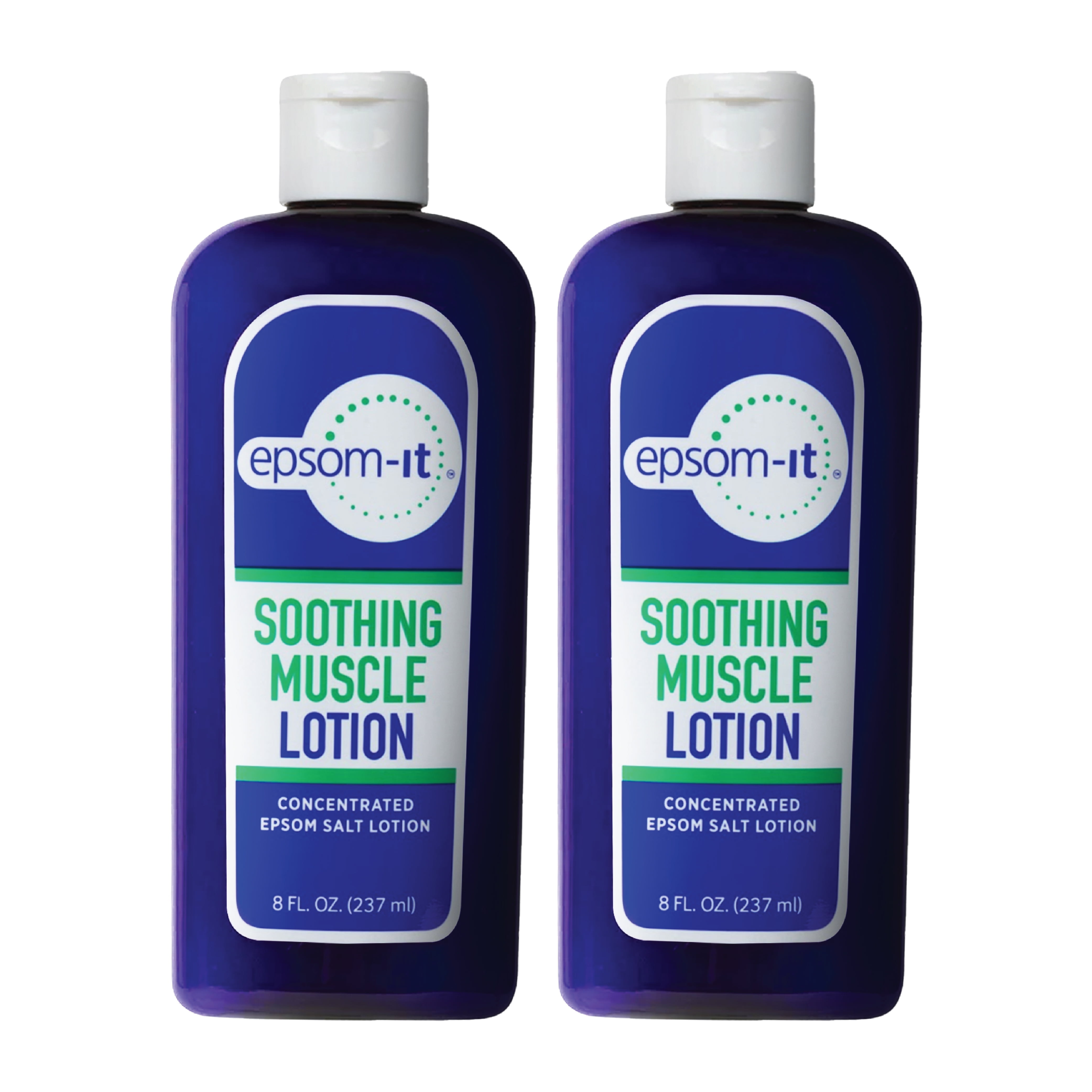 Epsom-It Soothing Muscle Lotion, Epsom Salt Magnesium Cream with Arnica, 8.0 oz, 2 Pack ...
