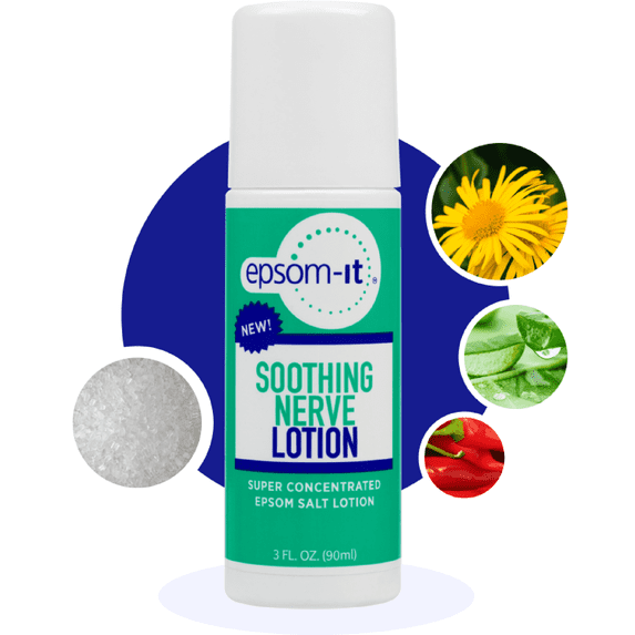 Epsom-It Super Concentrated Epsom Salt Lotion 3oz Rollerball - Sore ...