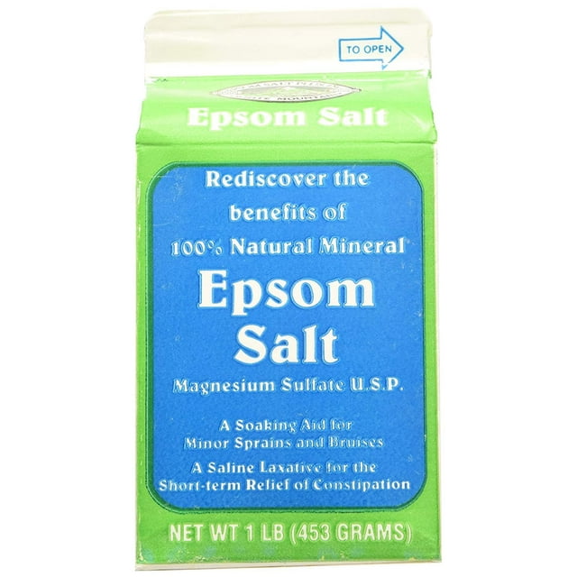 Epsom Salt 100% Natural Mineral, Salt Powder Soaking Aid for Minor ...