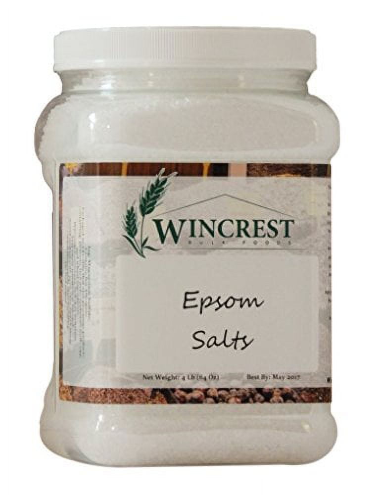 Epsom Salts (Food Grade) - 4 Lb Tub - Walmart.com