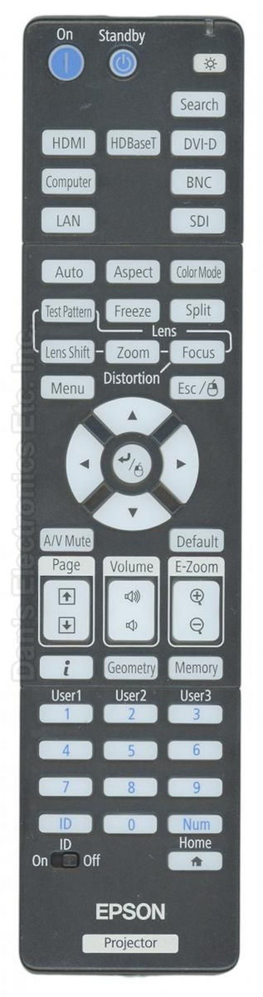Epson 217331000 Projector Remote Control - Walmart Business Supplies