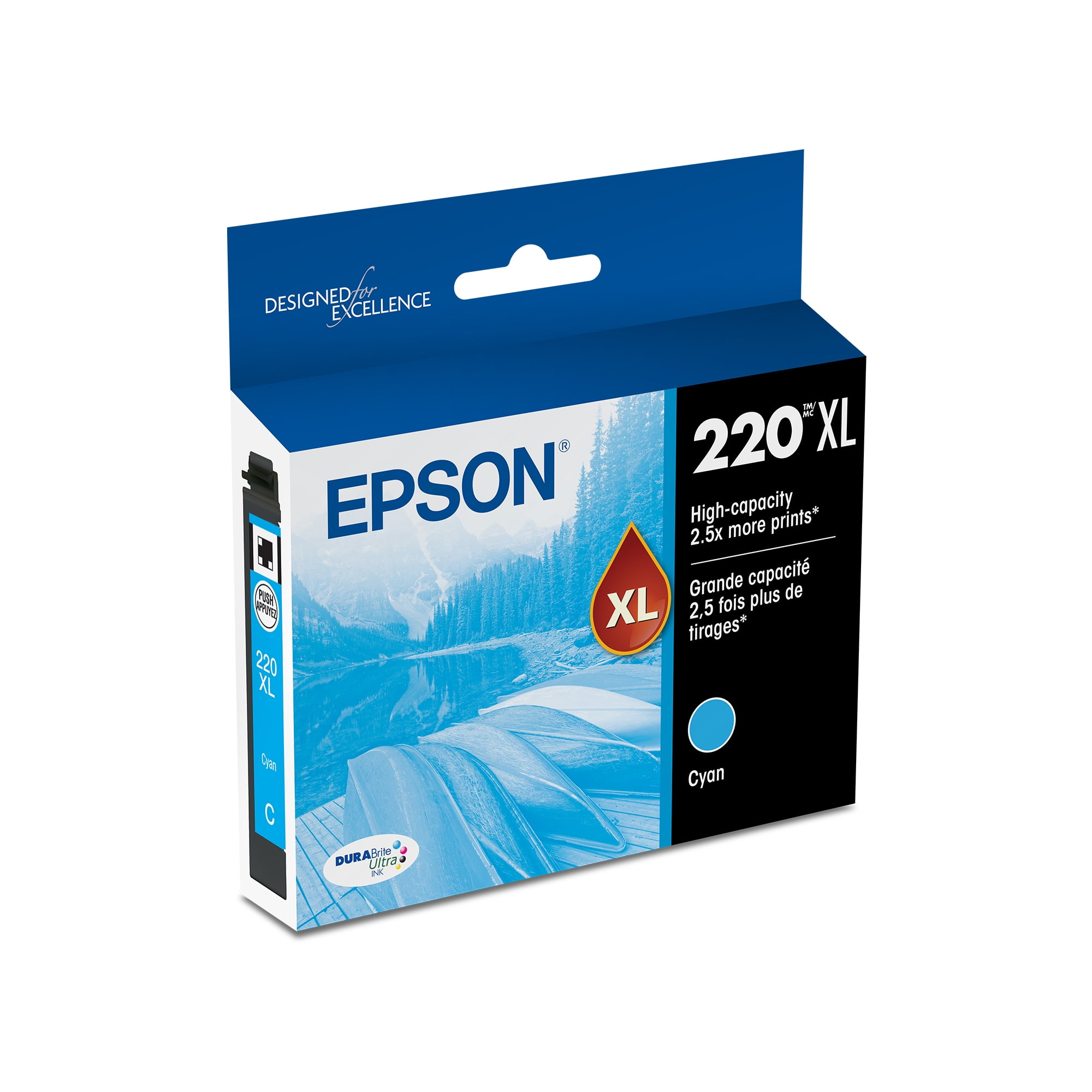 Epson 220XL High-capacity Cyan Ink Cartridge - Walmart.com