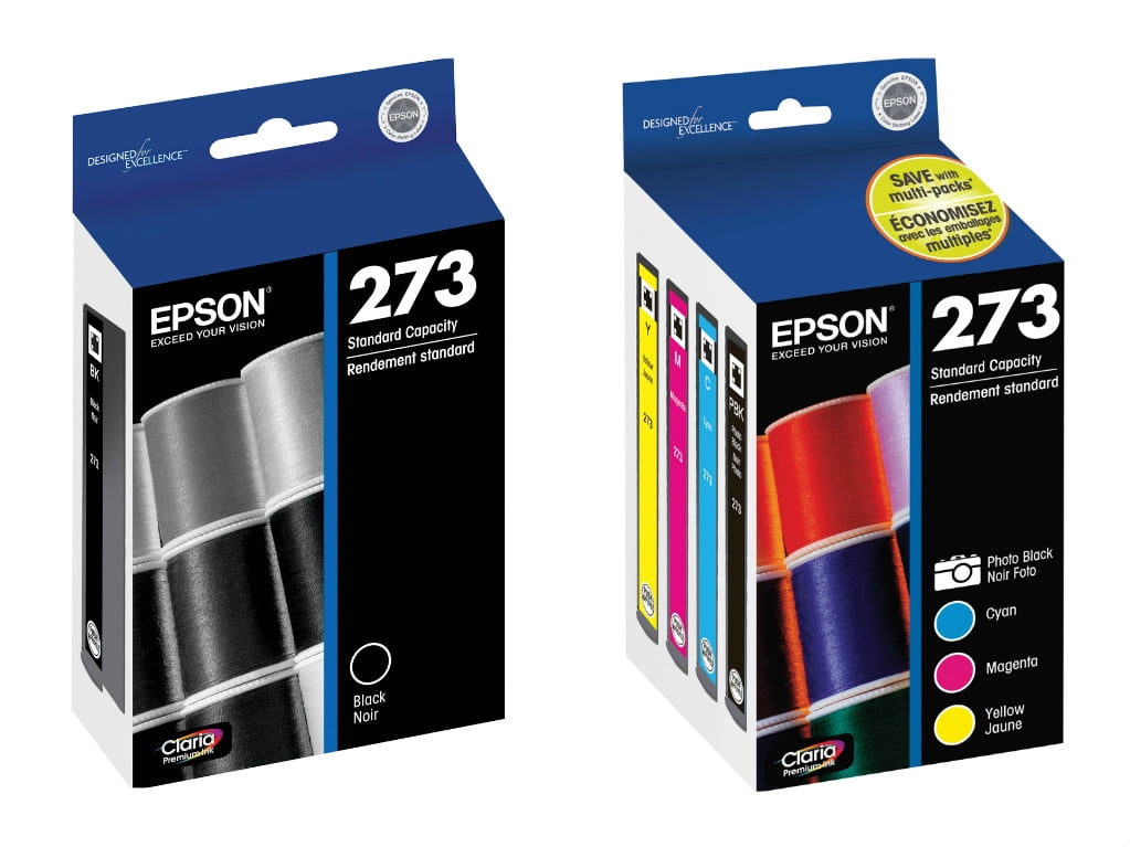 Epson 273 Standard Capacity Ink Cartridge Complete Color Set - Walmart.com