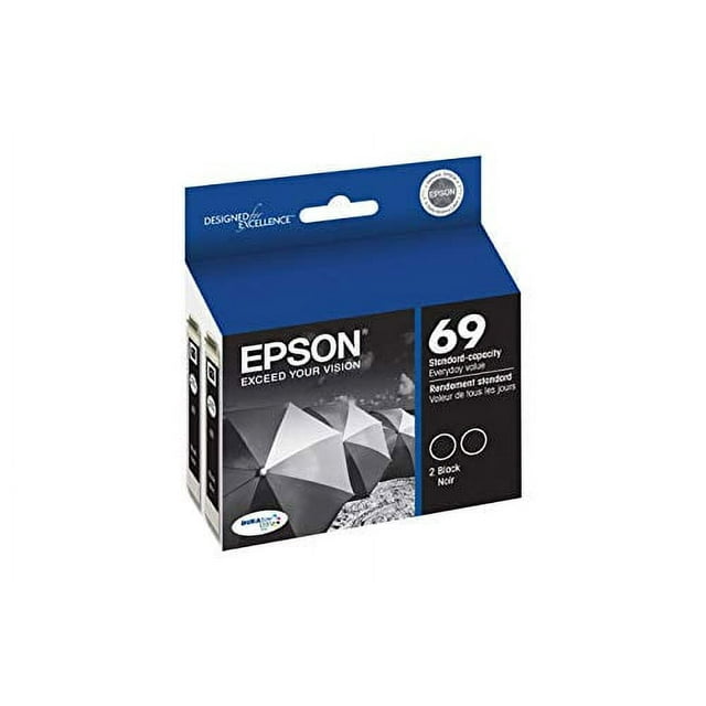 Epson 69 Black Twin Pack Ink Cartridges - Walmart.com