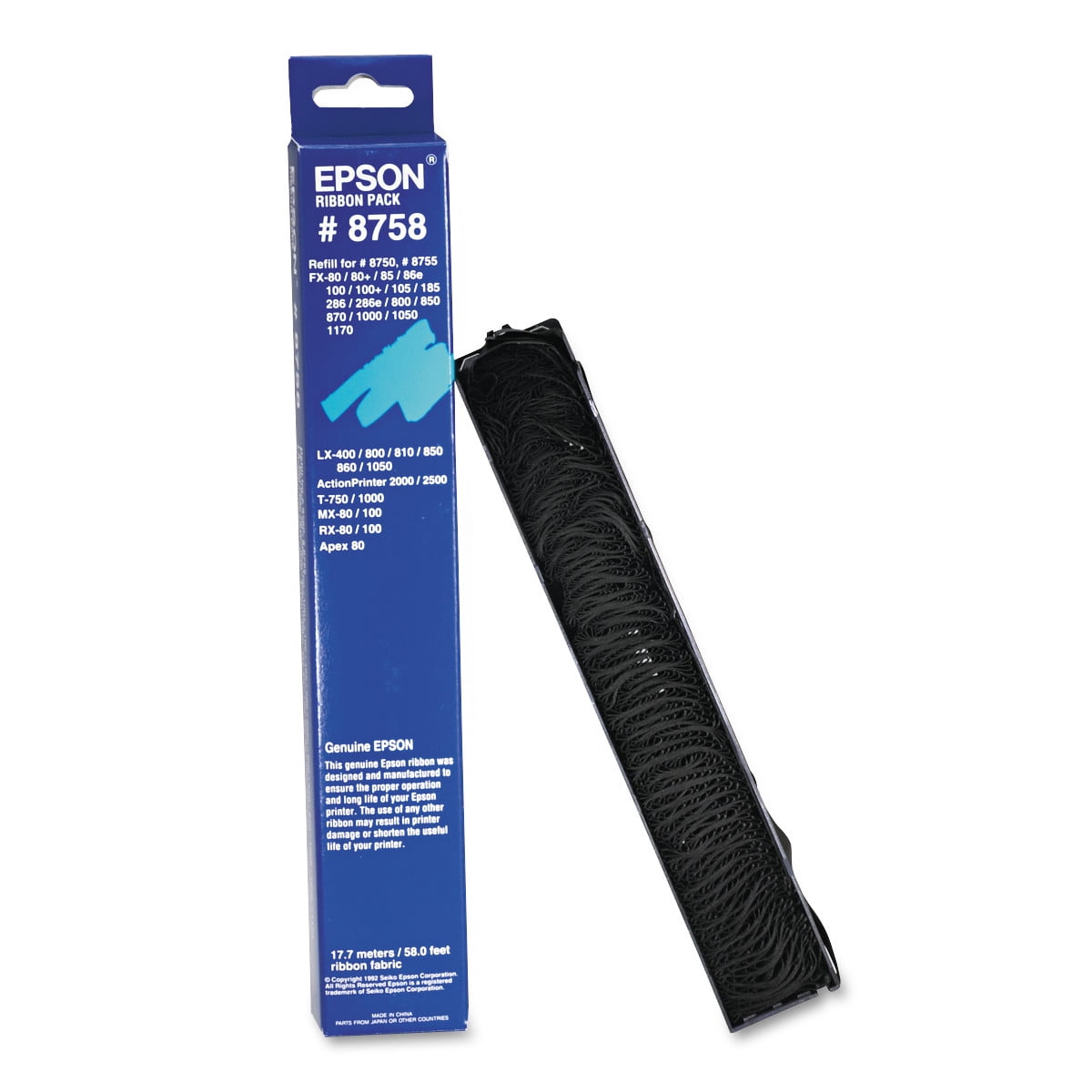 Epson 8758 Ribbon, Black -EPS8758 - Walmart.com