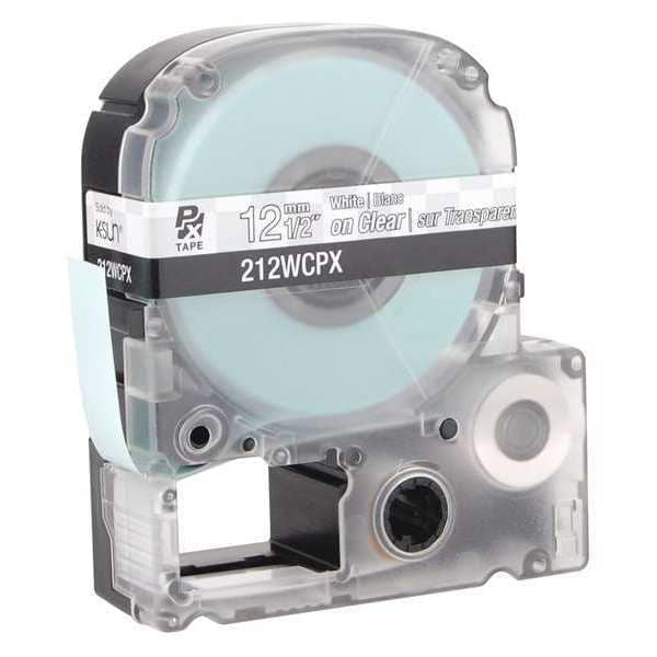 Epson Label Cartridge, White/Clear, Labels/Roll: Continuous 212WCPX ...