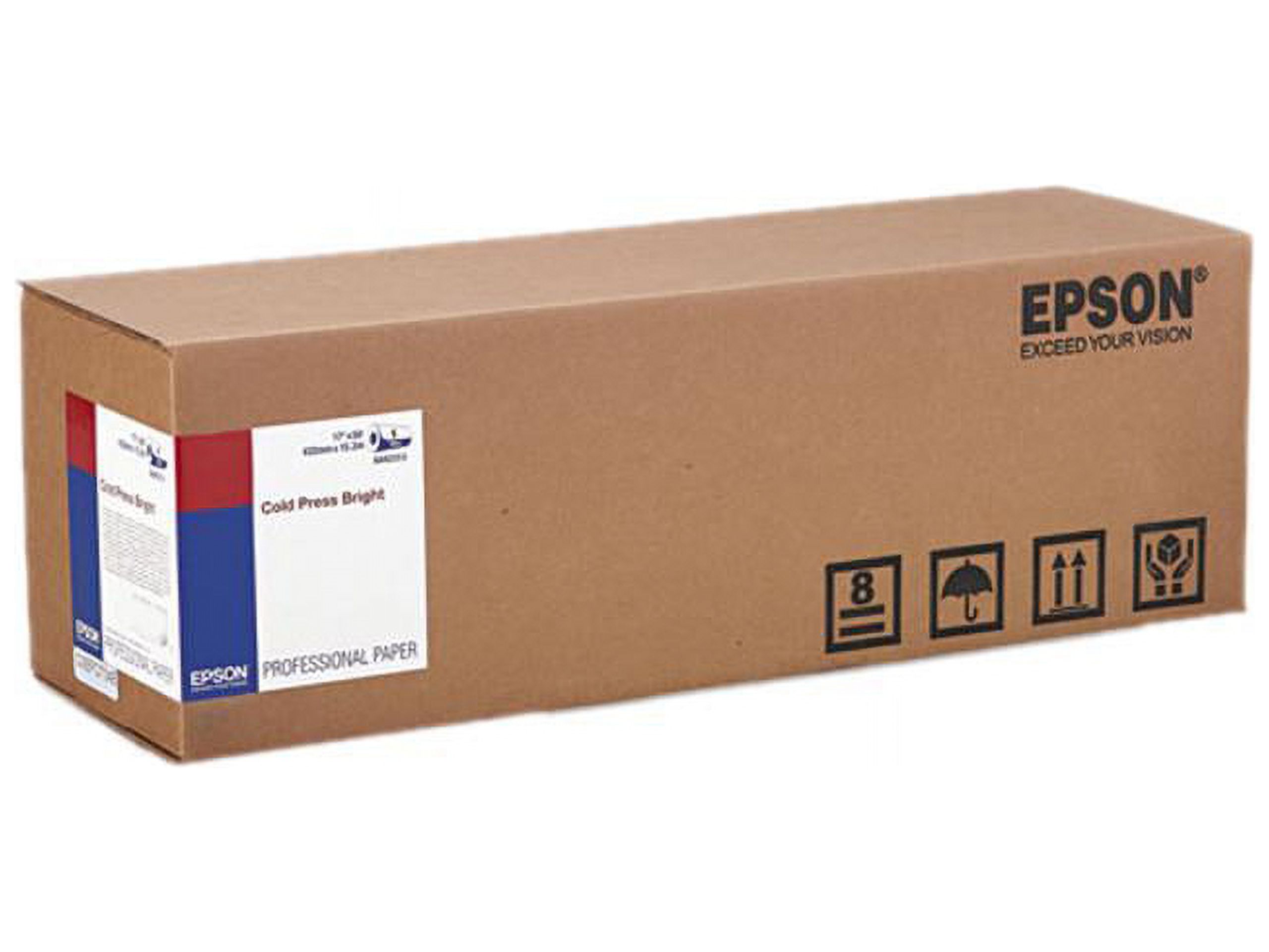 Epson Cold Press Bright Fine Art Paper Roll, 19 Mil, 17" X 50 Ft ...
