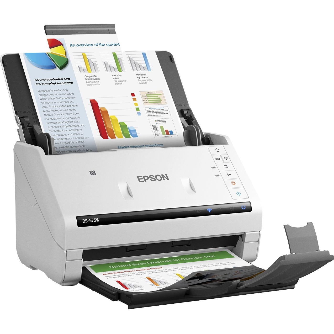 Epson DS-575W Wireless Color Document Scanner - Walmart.com