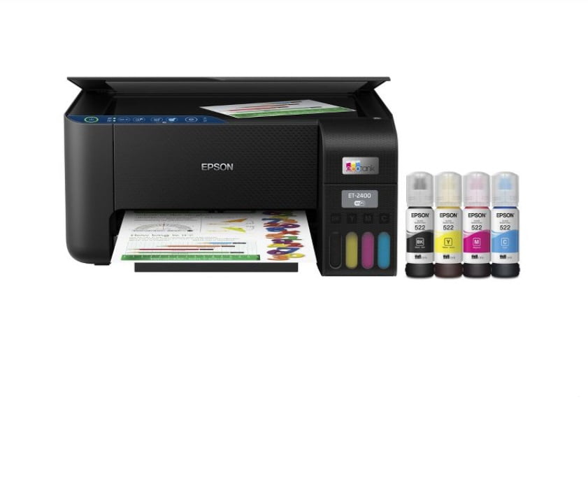 Epson EcoTank ET-2400 Wireless Color All-in-One Cartridge-Free ...