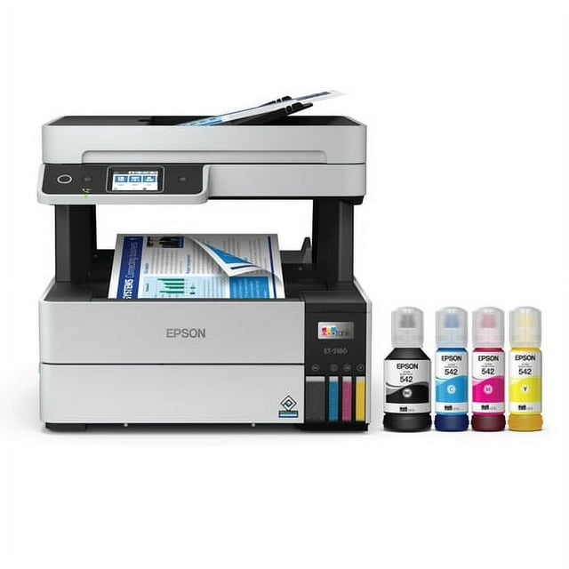 Epson New Eco SmartTank Pro ET-5180 Wireless Color All-in-One Printer ...
