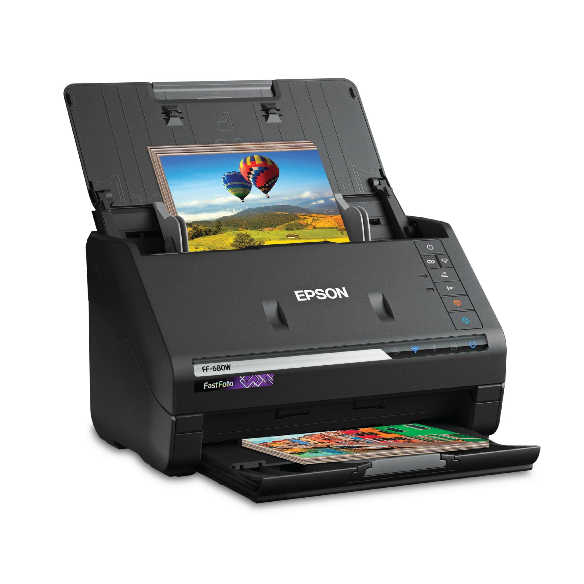 Epson FastFoto FF-680W Wireless High-Speed Photo and Document Scanning ...
