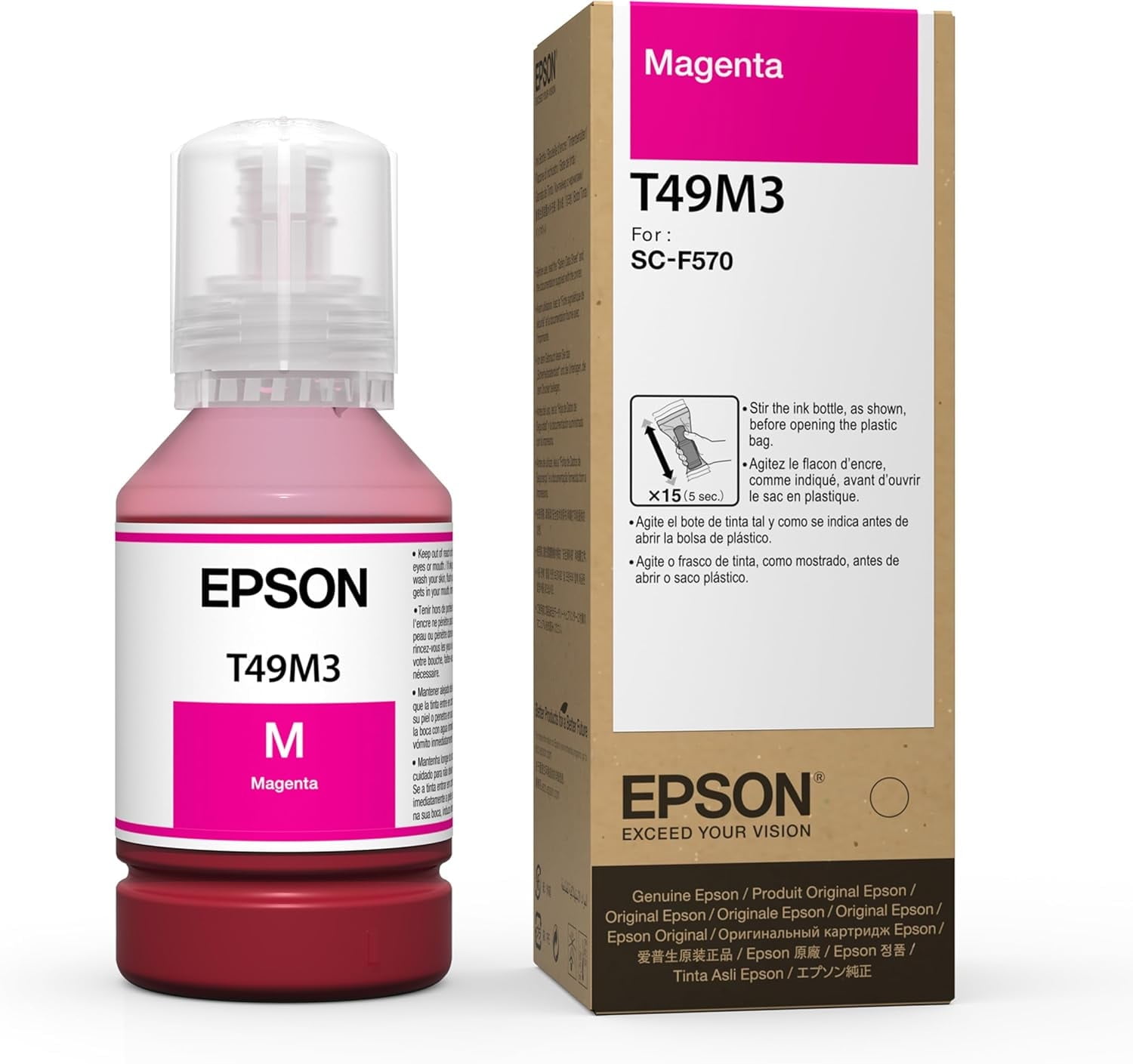 Epson Genuine Dye-Sublimation Ink Refill Bottles for Epson Surecolor ...
