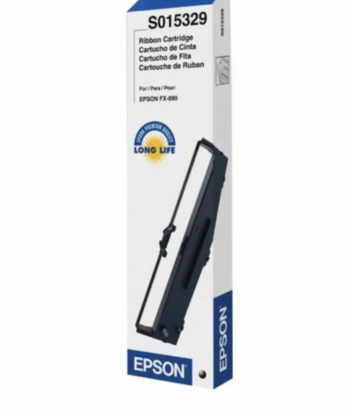 Epson Genuine Ribbon Cartridge S015329 Fx-890 Fabric Ribbon - Black ...