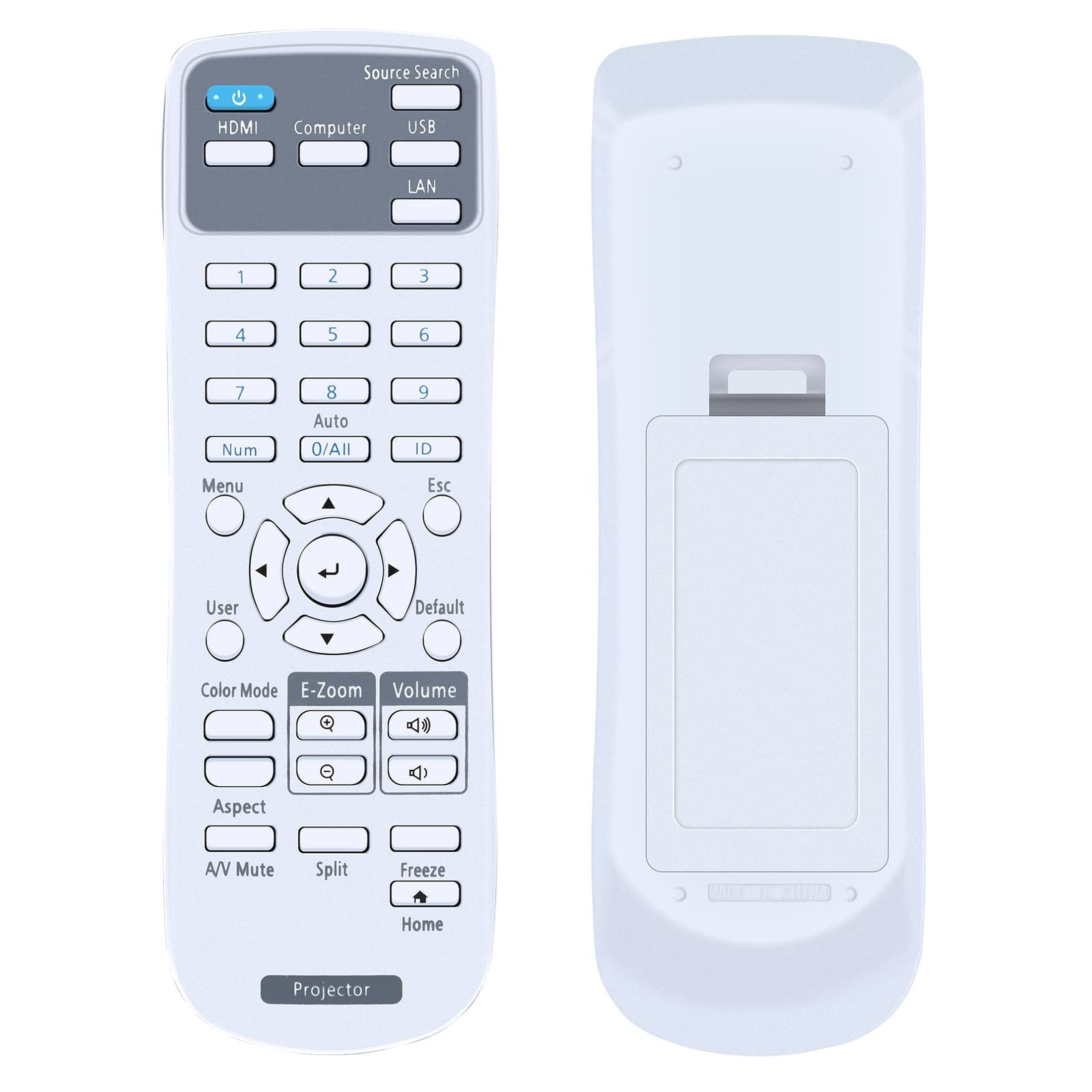 Epson Home Projector Remote Control Replacement CB-E10 Model - Walmart.com
